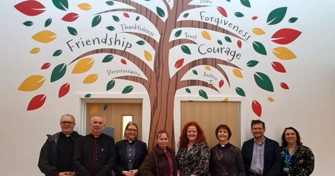 Bishop Visits New School Building Full of Christian Joy - LLandaff Diocese