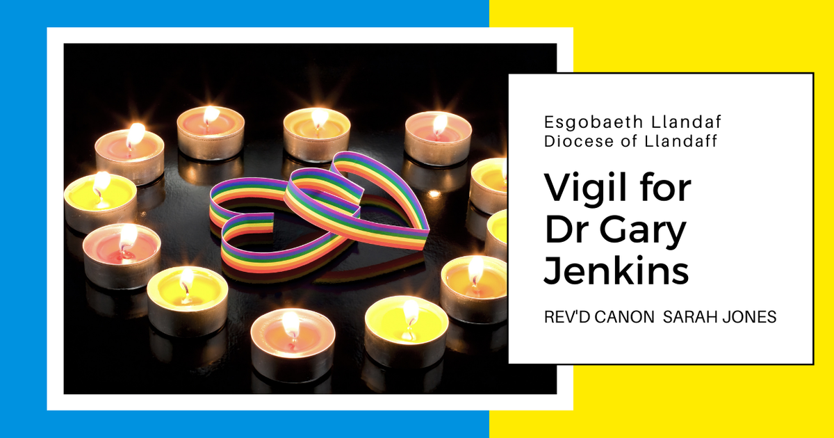 "You are loved." Rev'd Sarah Jones addresses the vigil for Dr Gary ...